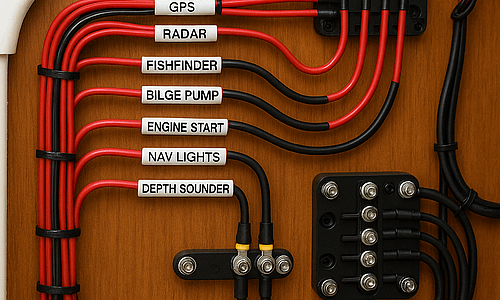 The Right Way to Label Wiring on a Custom Rigged Boat